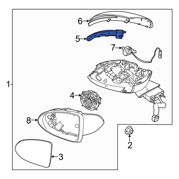 Hyundai OE 92302L0000 - Front Right Turn Signal Light Assembly