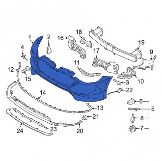 Hyundai Replacement Front Bumpers - Covers, Face Bars | CARiD
