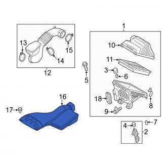 Hyundai Sonata OEM Air Intake Parts | Filters, Manifolds — CARiD.com