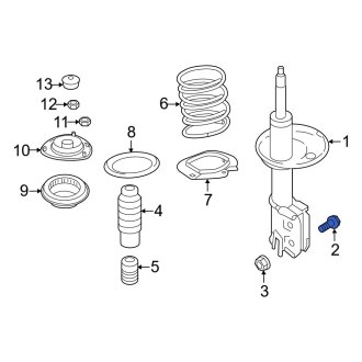 Hyundai Accent OEM Suspension Parts | Shocks, Struts — CARiD.com