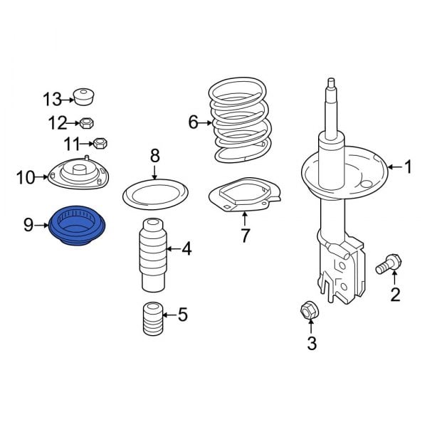 Hyundai OE 546123S050 - Front Suspension Strut Bearing