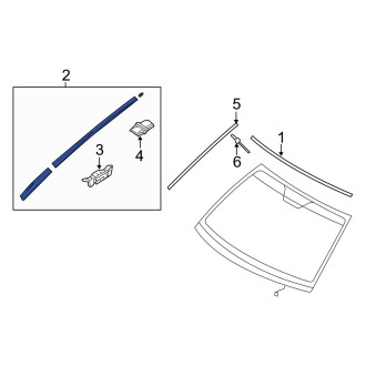 Hyundai Sonata Window Trim | Moldings, Pillar Posts — CARiD.com