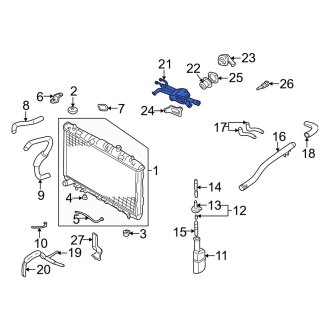 Hyundai Tiburon OEM Engine & Components | Air Intake Parts — CARiD.com
