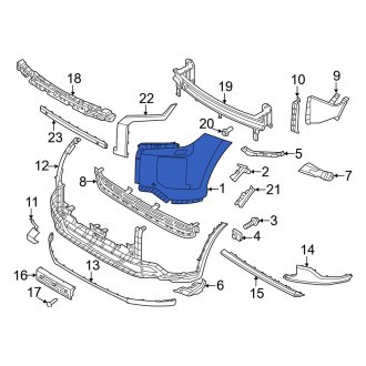 Hyundai Palisade Replacement Front Bumpers & Components | CARiD
