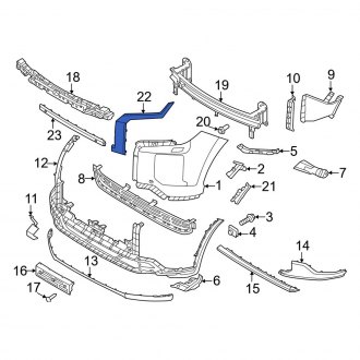 Hyundai Palisade Replacement Bumper Moldings & Trim | CARiD