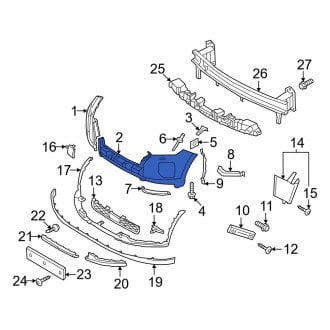 Hyundai Palisade Replacement Front Bumpers & Components | CARiD