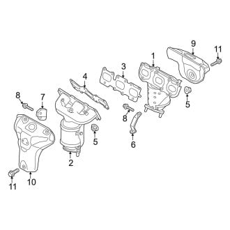 2021 Hyundai Palisade OEM Exhaust Parts - Systems, Tips | CARiD