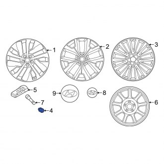 Hyundai Palisade OEM Lug Nuts & Locks — CARiD.com