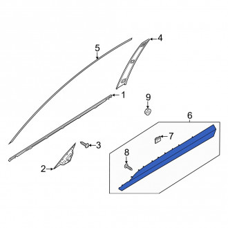 Hyundai Door Moldings - Side, Edge, Belt | CARiD