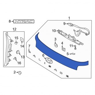 Hyundai Palisade Replacement Trunks & Tailgates - CARiD.com