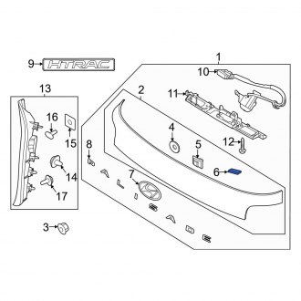 Hyundai Palisade Trunk & Tailgate Seals — CARID.com