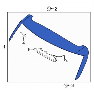 Hyundai Palisade Factory Style Rear Spoilers – CARiD.com