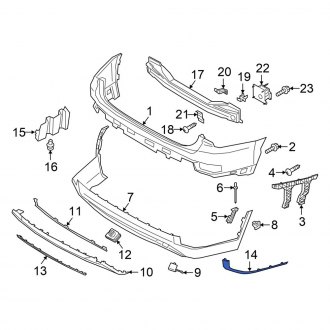 Hyundai Palisade Replacement Bumper Moldings & Trim | CARiD