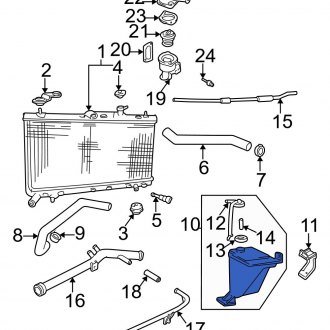 Hyundai Accent Coolant Overflow Tanks — CARiD.com