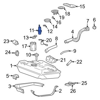 Hyundai Accent OEM Fuel System Parts | Pumps, Lines — CARiD.com