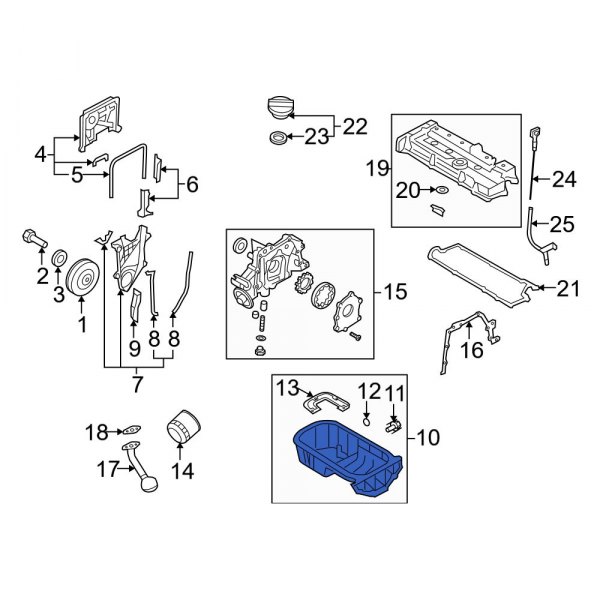 Hyundai OE 2151026601 - Engine Oil Pan