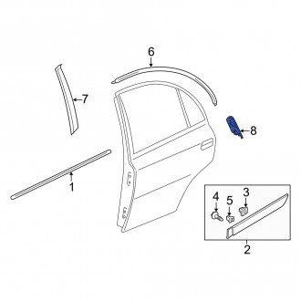 Hyundai Accent Door Moldings | Side, Edge, Belt – CARiD.com