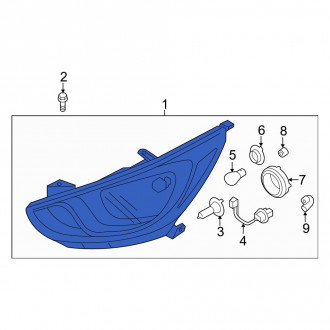Hyundai Accent OEM Lighting | Headlights, Fog & Tail Lights — CARiD.com