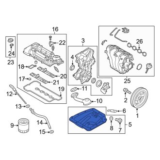 Hyundai Accent OEM Engine Parts | Rebuild Kits, Pistons — CARiD.com