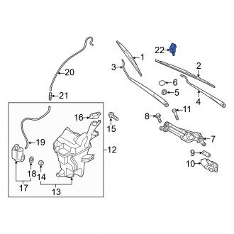 Hyundai Accent Washer Nozzles & Parts — CARID.com