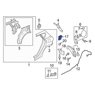Hyundai Tucson OEM Fenders | Factory Front & Rear Fenders — CARiD.com