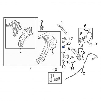 Hyundai OEM Fenders | Factory Front, Rear, Inner Fenders — CARiD.com