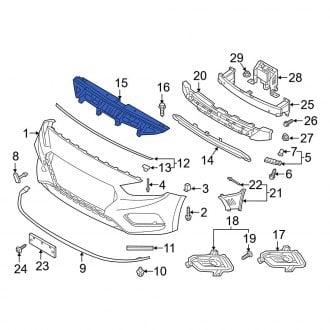 Radiator Support Covers - Upper, Front | CARiD