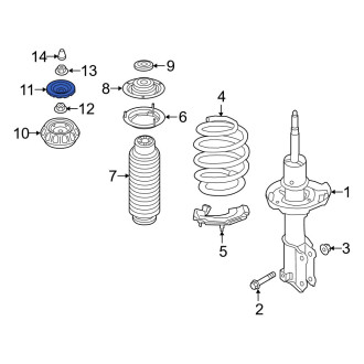 Hyundai Accent OEM Suspension Parts | Shocks, Struts — CARiD.com