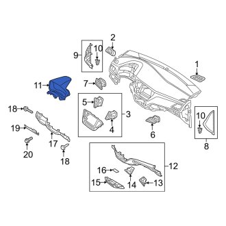 Hyundai Replacement Dash Panels | CARiD