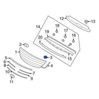 Hyundai Santa Cruz OEM Grilles | Factory Billet & Mesh Grilles — CARiD.com