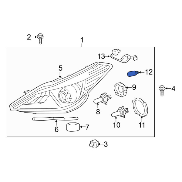 Hyundai OE 1864221007S - Turn Signal Light Bulb