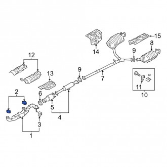 Hyundai Santa Fe OEM Exhaust Parts | Systems, Tips, Pipes — CARiD.com