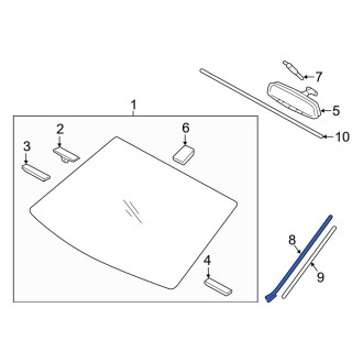 Hyundai Window Trim | Moldings, Pillar Posts, Sills — CARiD.com