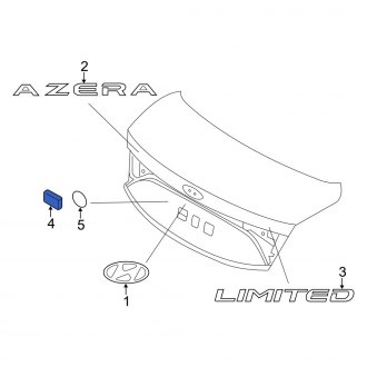 2015 Hyundai Azera OEM Bumpers - Front & Rear | CARiD