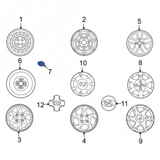 Hyundai Accent OEM Wheels & Tires | CARiD