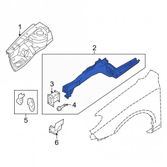 Hyundai Elantra Replacement Chassis Frames & Rails - CARiD.com