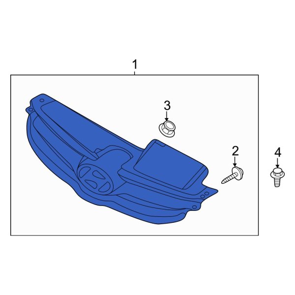 Hyundai OE 865603Y000 - Front Lower Grille