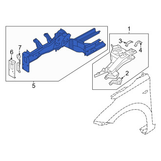 Hyundai Elantra Replacement Chassis Frames & Rails - CARiD.com