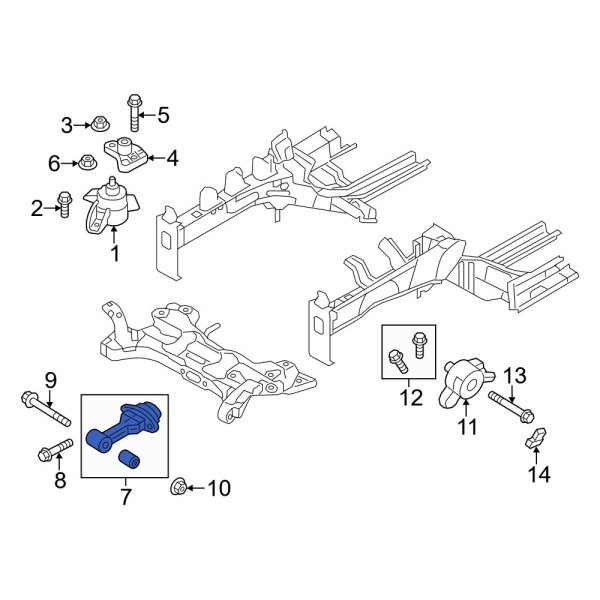 Hyundai OE 218103X000 - Upper Engine Mount