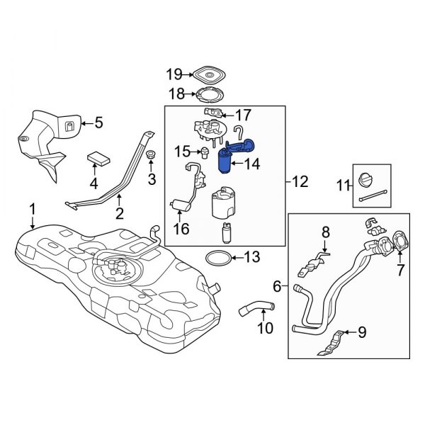 Hyundai OE 311123X500 - Fuel Filter