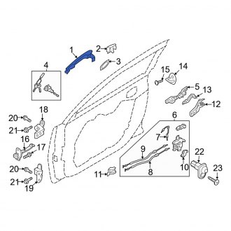 Hyundai Elantra OEM Doors & Parts - Shells, Panels, Armrests | CARiD