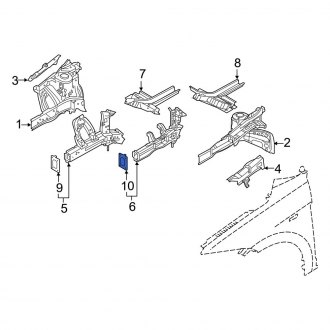 Hyundai Elantra Replacement Chassis Frames & Rails - CARiD.com