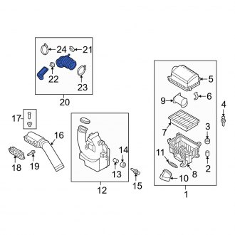 Hyundai Elantra Air Filter Housing Boxes & Parts — CARiD.com