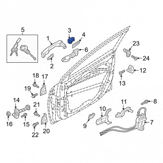 Hyundai Elantra Door Handles & Window Crank Handles — CARiD.com