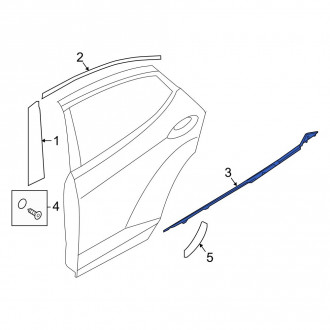 Hyundai Elantra Door Moldings - Side, Edge, Belt | CARiD