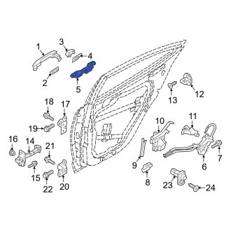 Hyundai Elantra Door Handles & Window Crank Handles — CARiD.com