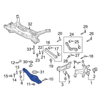 Hyundai Kona OEM Suspension Parts | Shocks, Struts — CARiD.com