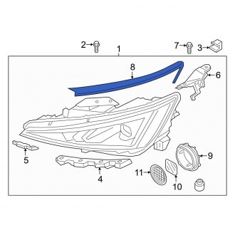 Hyundai Elantra Headlight Components | Brackets, Adapters — CARiD.com