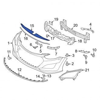 Hyundai Elantra Radiator Support Covers | CARiD