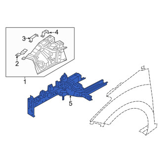 Hyundai Elantra Replacement Chassis Frames & Rails - CARiD.com